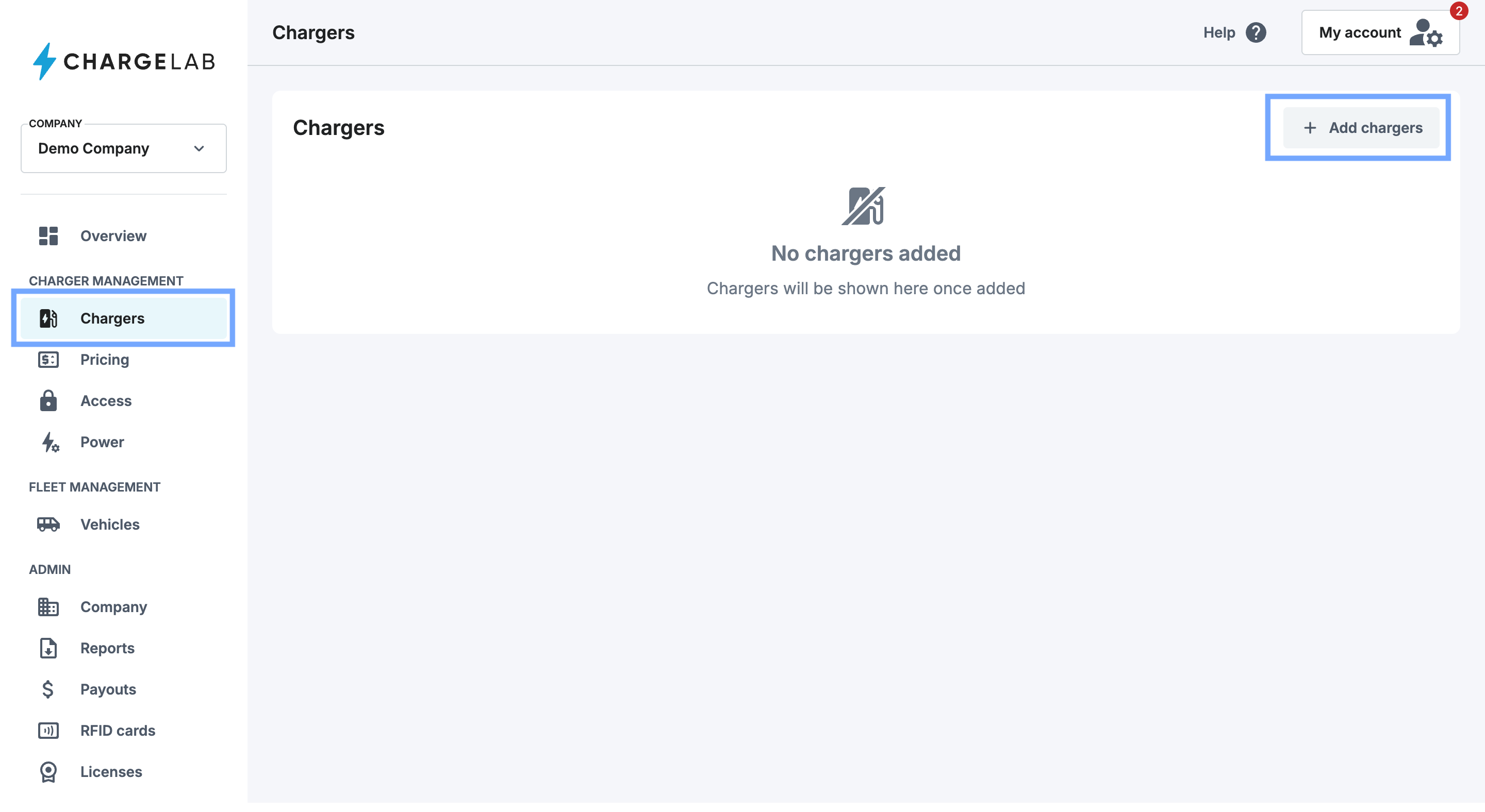 How to add chargers to your dashboard – ChargeLab Help