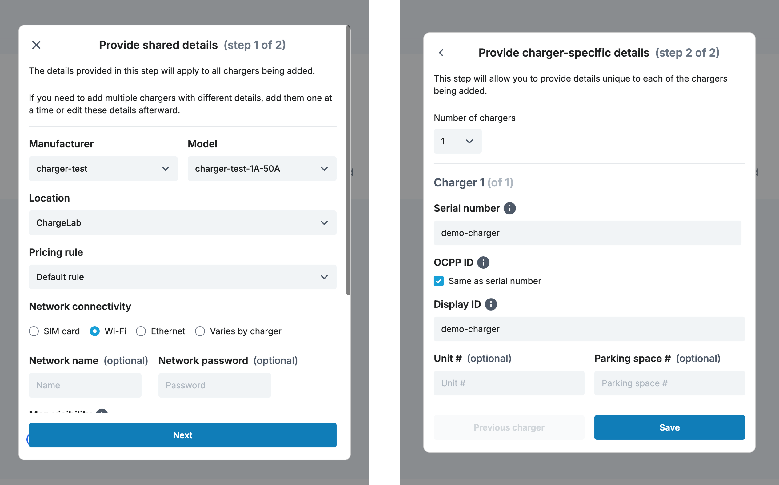 How to add chargers to your dashboard – ChargeLab Help